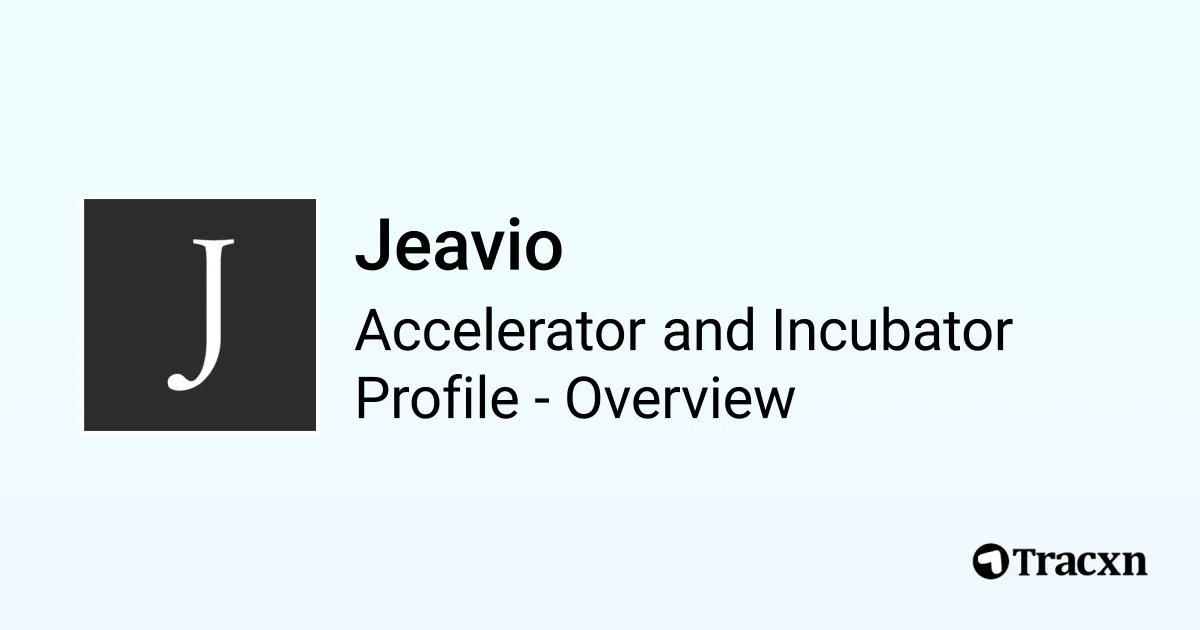 Jeavio - 2026 Investor Profile, Portfolio, Team & Investment Trends - Tracxn