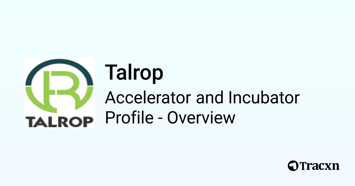 Talrop - 2026 Investor Profile, Portfolio & Team - Tracxn
