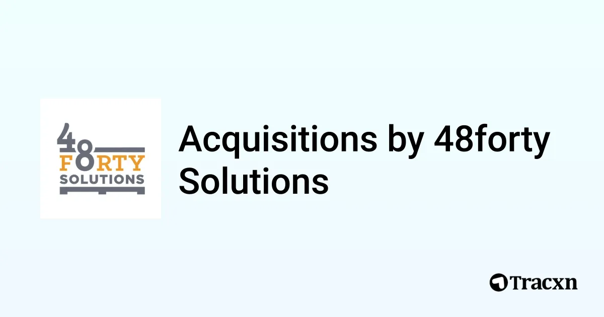 List of 14 Acquisitions by 48forty Solutions (Jan 2026) - Tracxn
