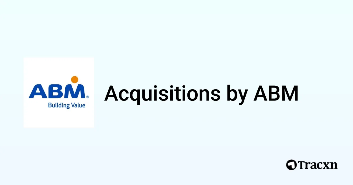 List of 13 Acquisitions by ABM (Sep 2025) - Tracxn