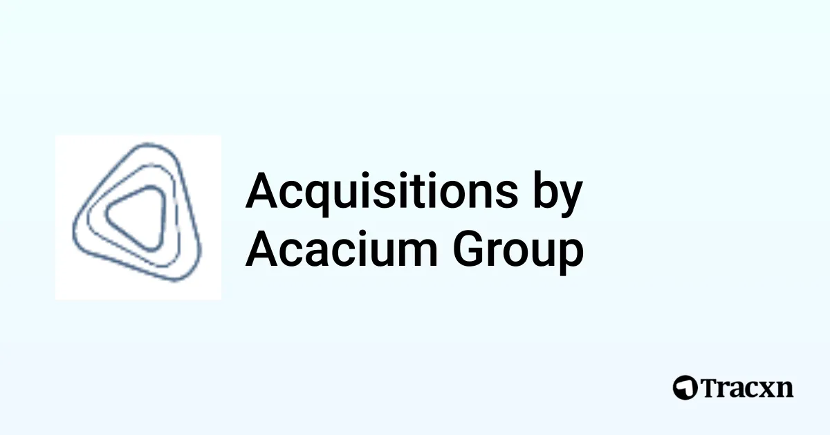 List of 6 Acquisitions by Acacium Group (Oct 2025) - Tracxn