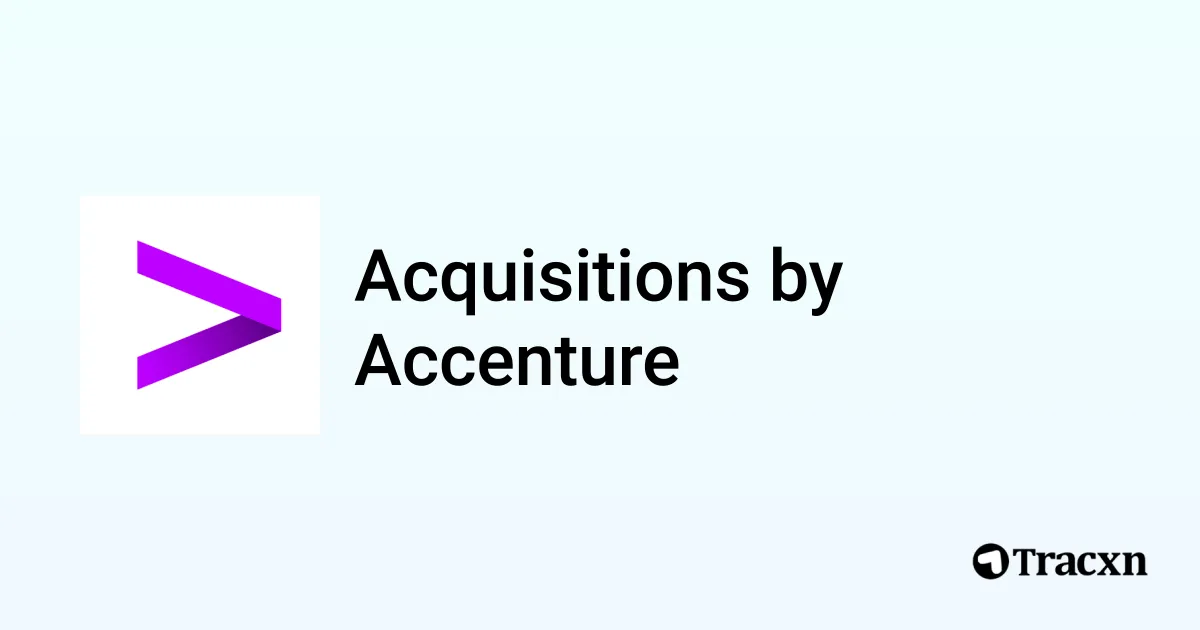 List of 338 Acquisitions by Accenture (Dec 2025) - Tracxn