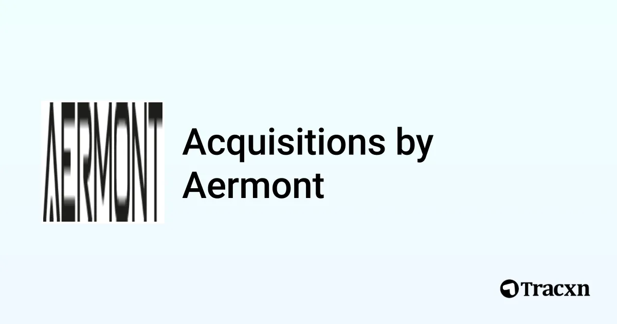 List of 3 Acquisitions by Aermont (Jan 2026) - Tracxn