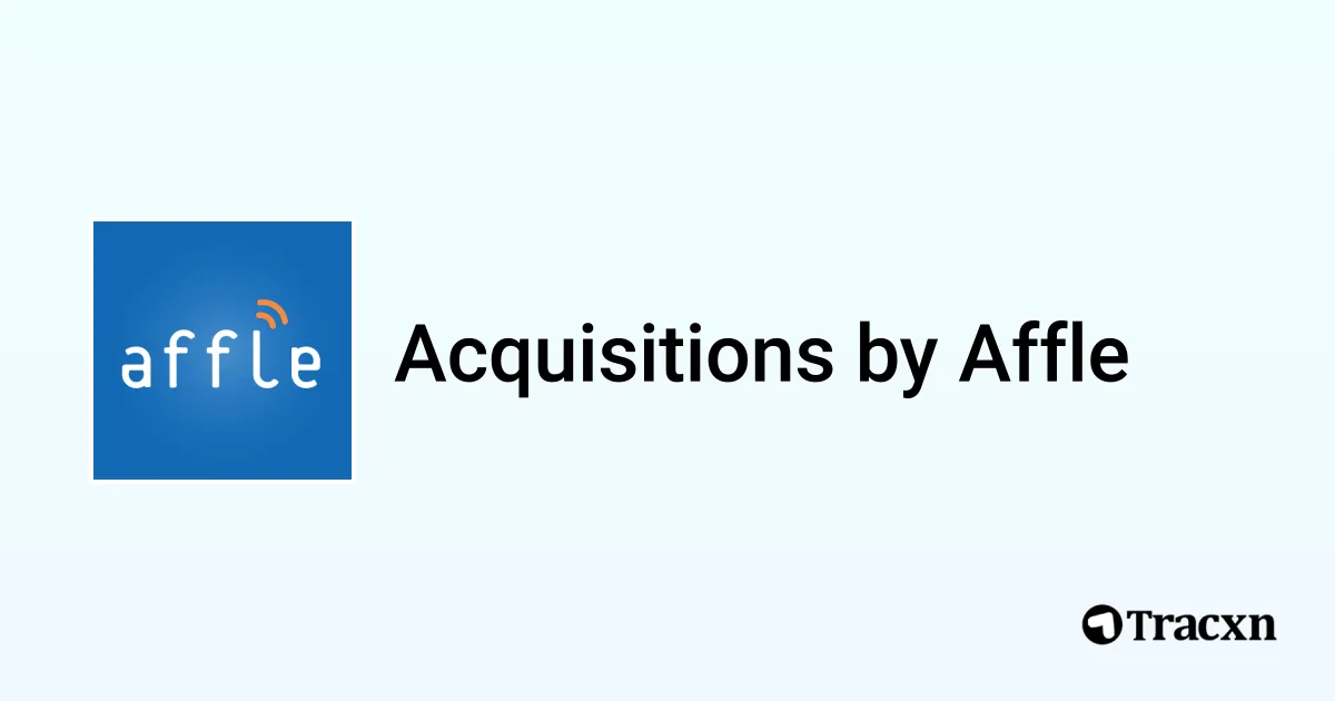 List of 8 Acquisitions by Affle (Sep 2025) - Tracxn