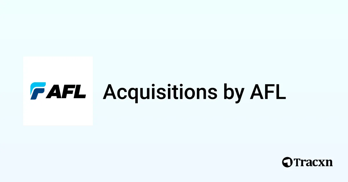List of 11 Acquisitions by AFL (Sep 2025) - Tracxn
