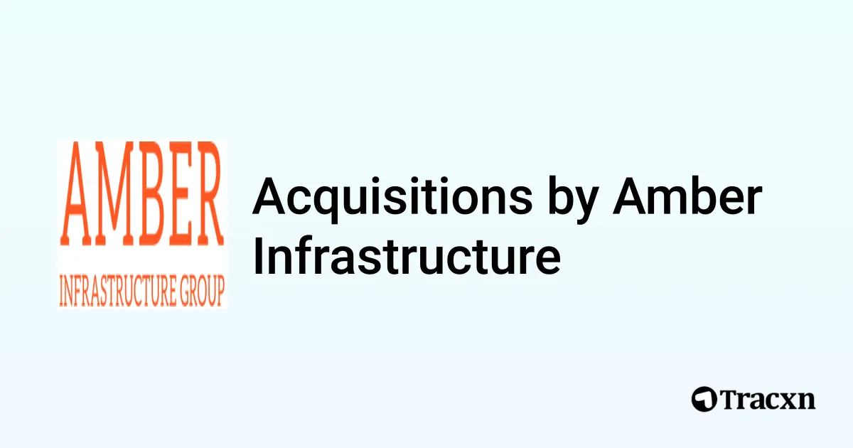 List of 7 Acquisitions by Amber Infrastructure (Sep 2025) - Tracxn