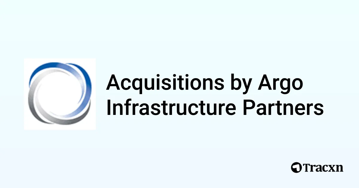 List of 3 Acquisitions by Argo Infrastructure Partners (Jan 2026) - Tracxn