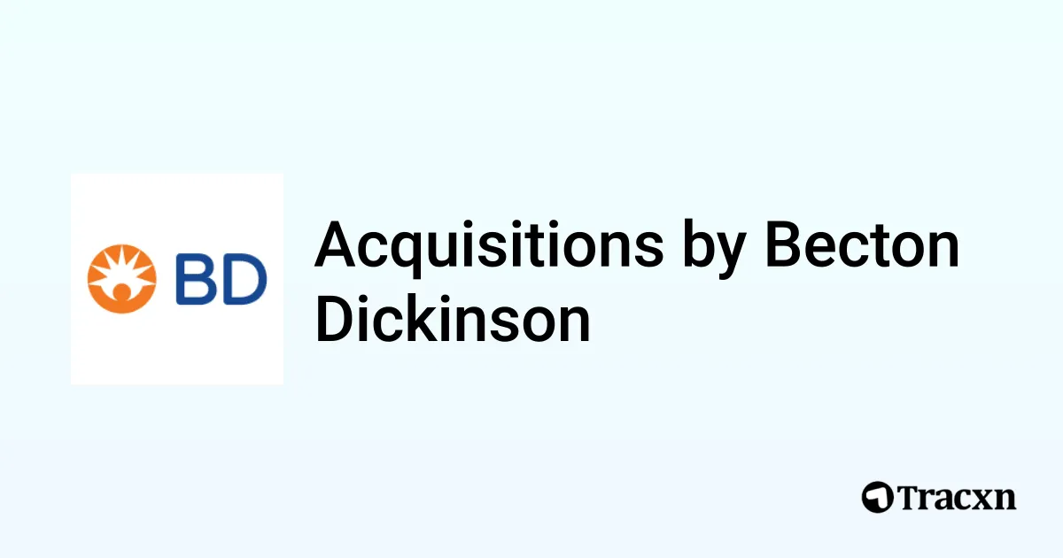 List of 36 Acquisitions by Becton Dickinson (Sep 2025) - Tracxn
