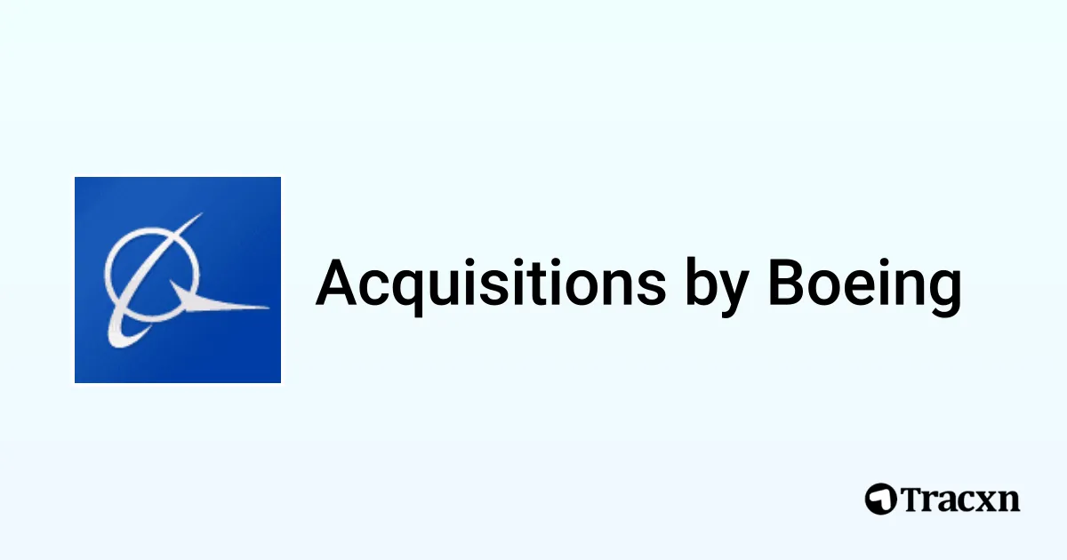 List of 26 Acquisitions by Boeing (Sep 2025) - Tracxn