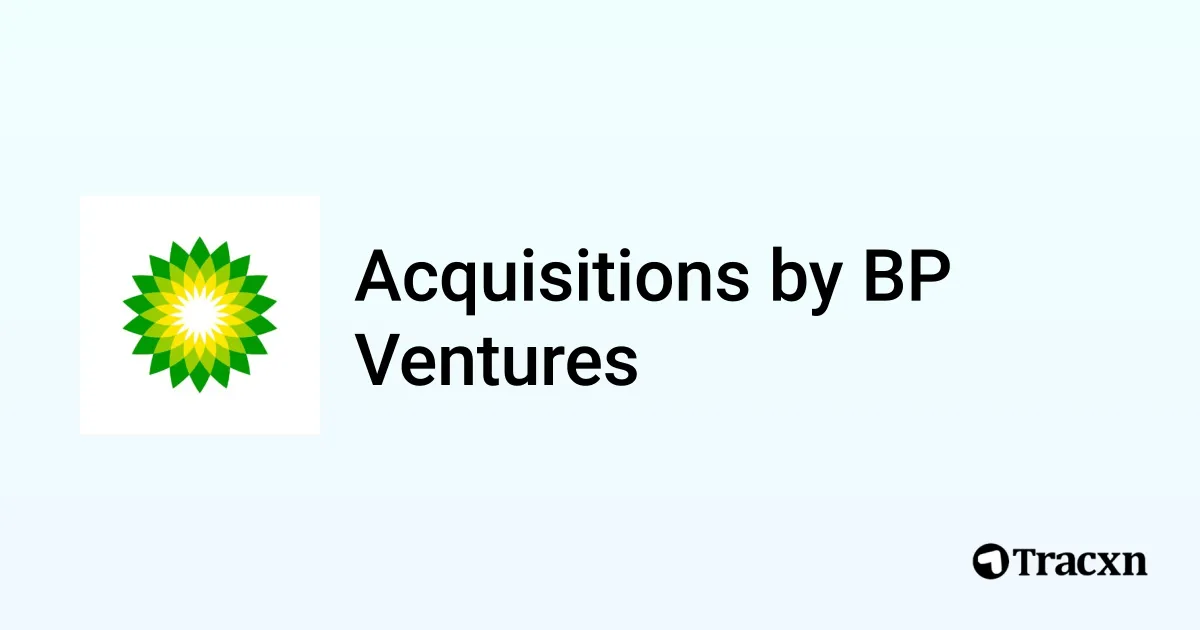 List of 17 Acquisitions by BP Ventures (Jan 2026) - Tracxn