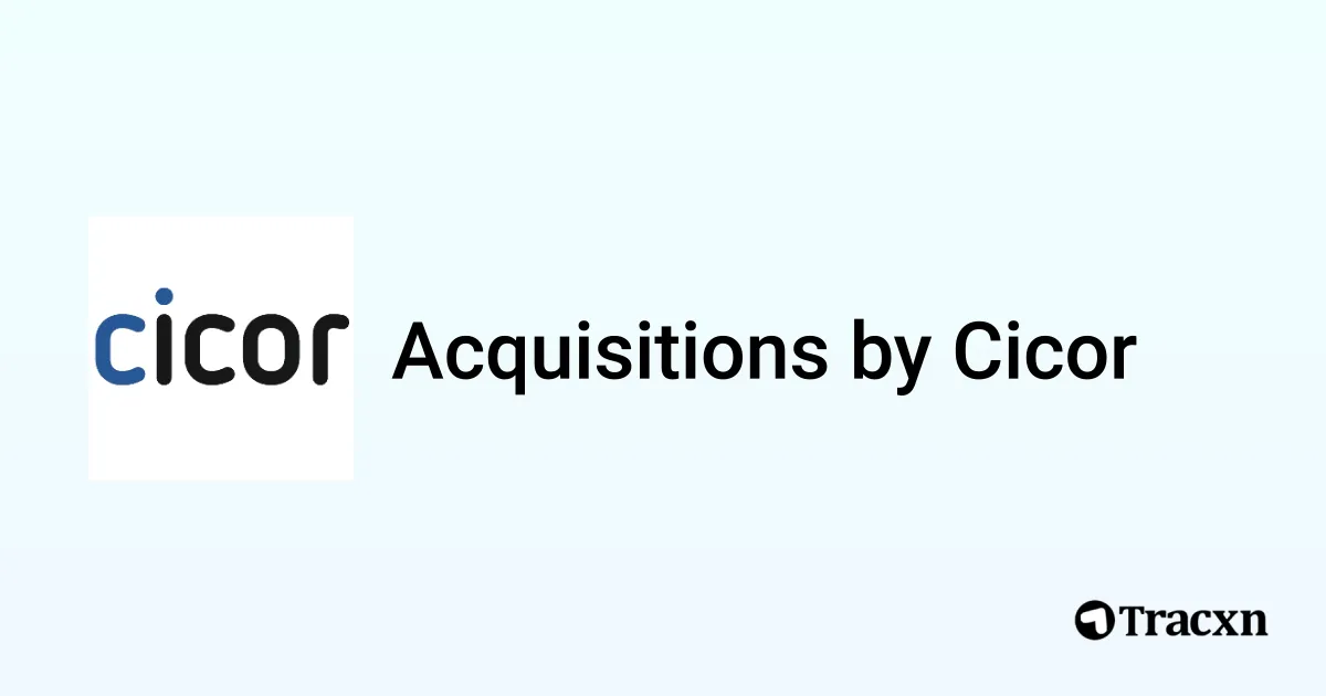 List of 7 Acquisitions by Cicor (Sep 2025) - Tracxn