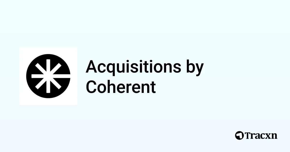 List of 9 Acquisitions by Coherent (Jan 2026) - Tracxn