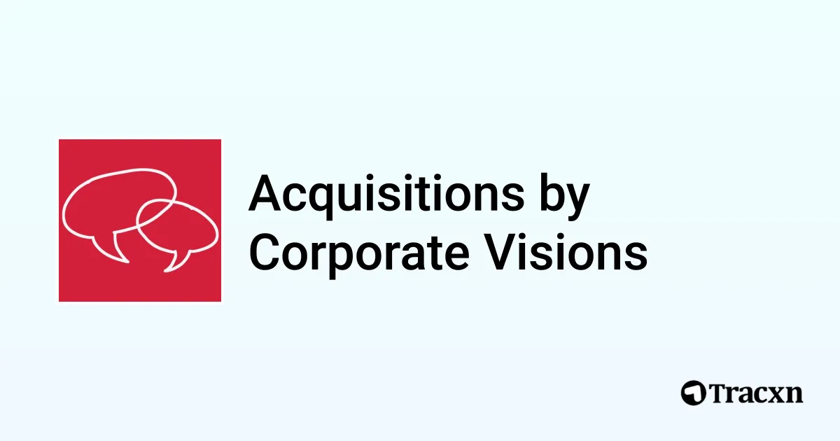List of 4 Acquisitions by Corporate Visions (Sep 2025) - Tracxn
