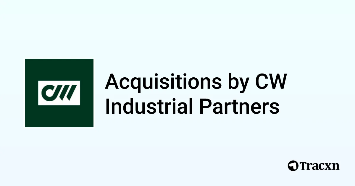 List of 30 Acquisitions by CW Industrial Partners (Jan 2026) - Tracxn