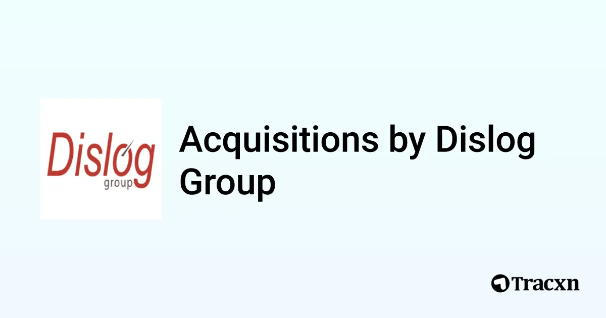 List of 5 Acquisitions by Dislog Group (Jan 2026) - Tracxn