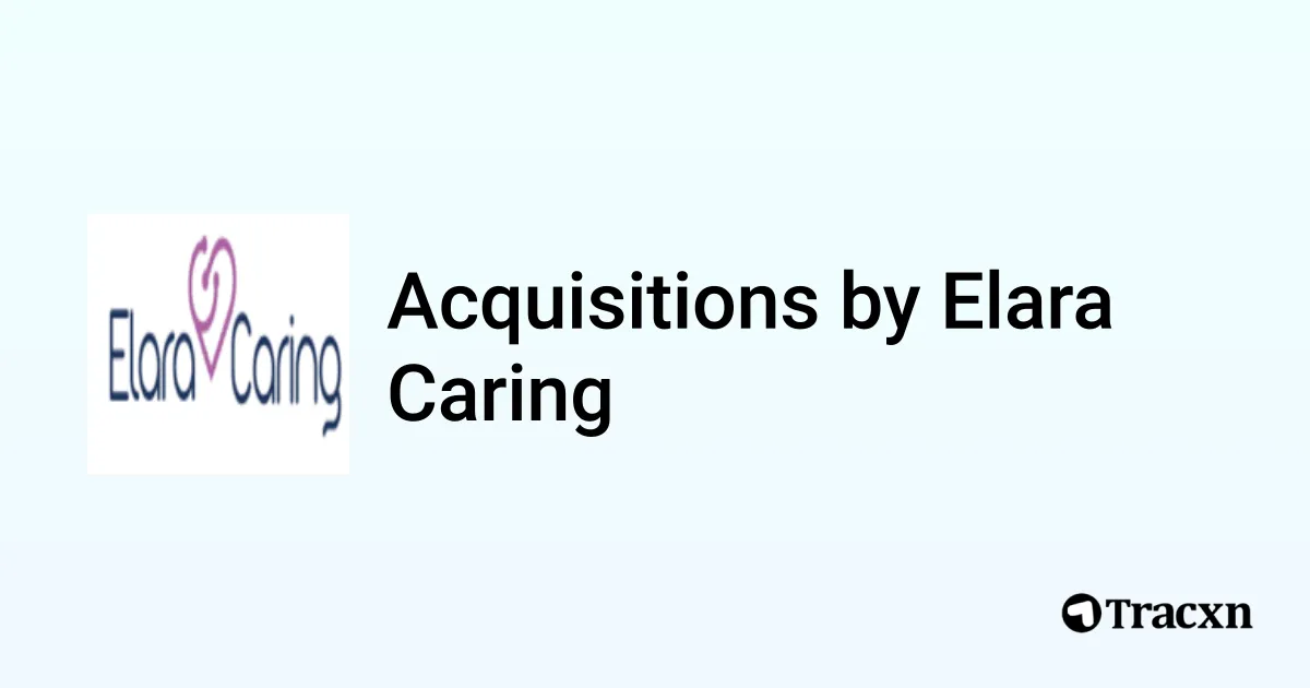 List of 3 Acquisitions by Elara Caring (Apr 2026) - Tracxn
