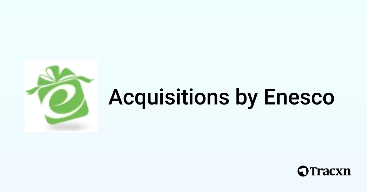 List of 3 Acquisitions by Enesco (Sep 2025) - Tracxn