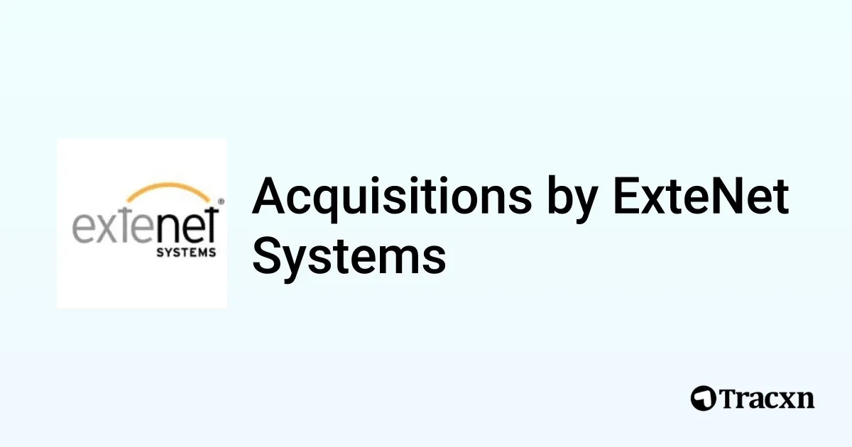 List of 3 Acquisitions by ExteNet Systems (Sep 2025) - Tracxn