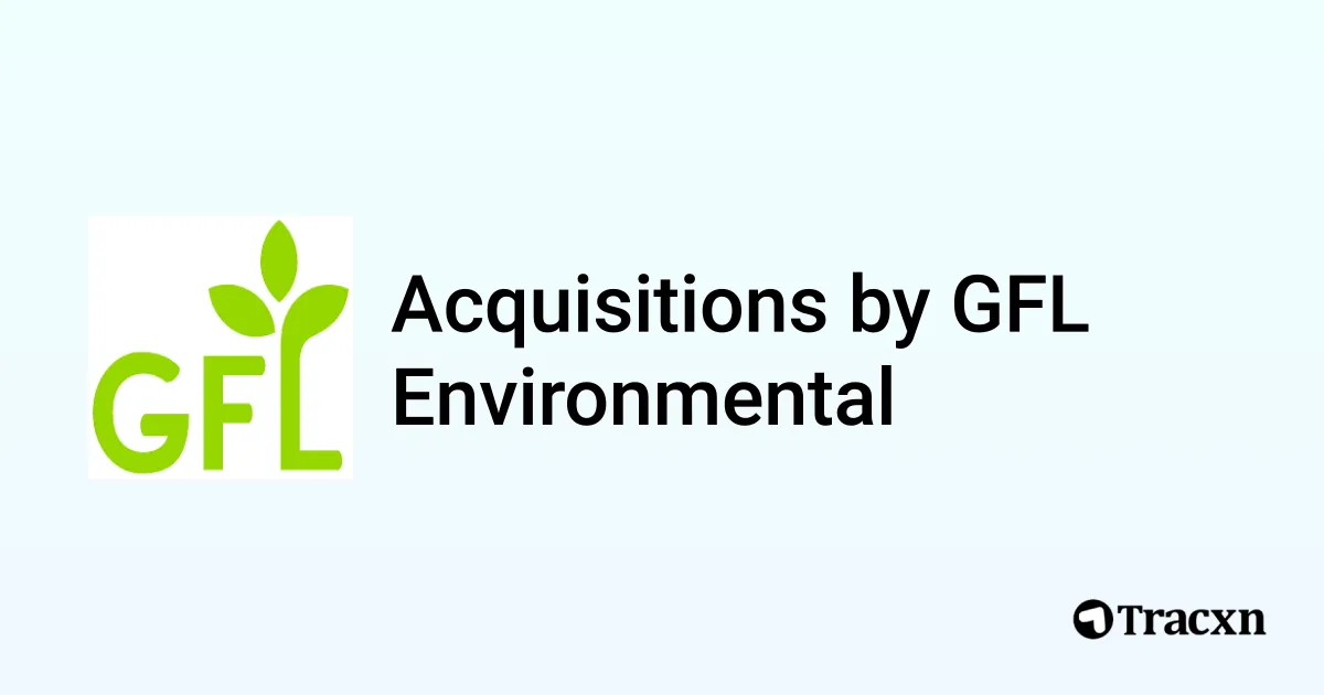 List of 24 Acquisitions by GFL Environmental (Sep 2025) - Tracxn