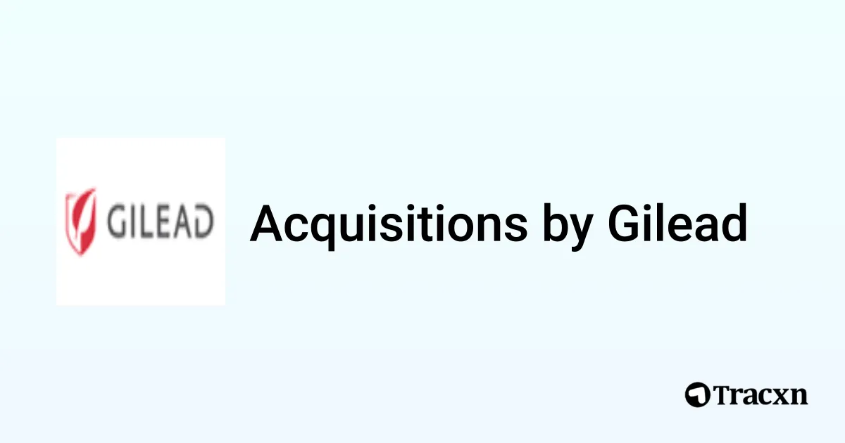 List of 18 Acquisitions by Gilead (Sep 2025) - Tracxn