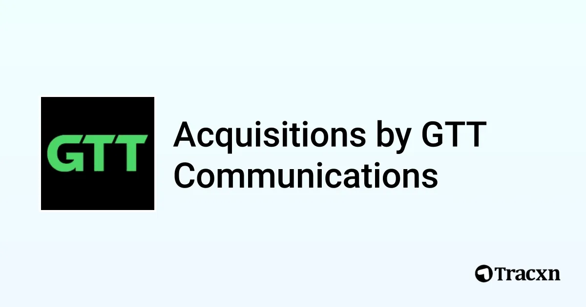 List of 18 Acquisitions by GTT Communications (Sep 2025) - Tracxn