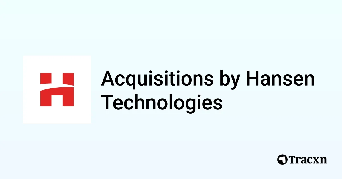 List of 9 Acquisitions by Hansen Technologies (Jan 2026) - Tracxn