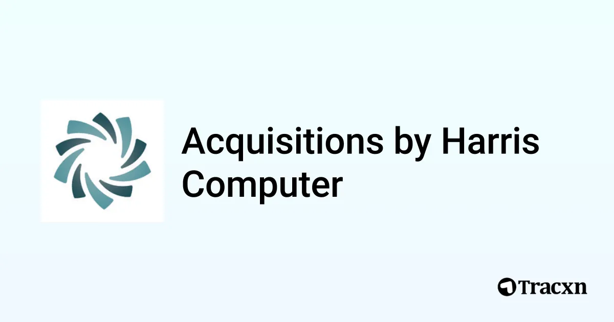 List of 47 Acquisitions by Harris Computer (Sep 2025) - Tracxn