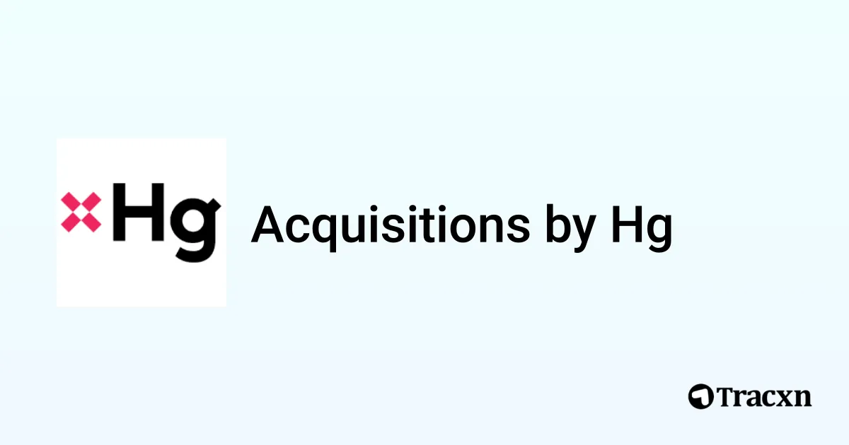 List of 73 Acquisitions by Hg (Sep 2025) - Tracxn