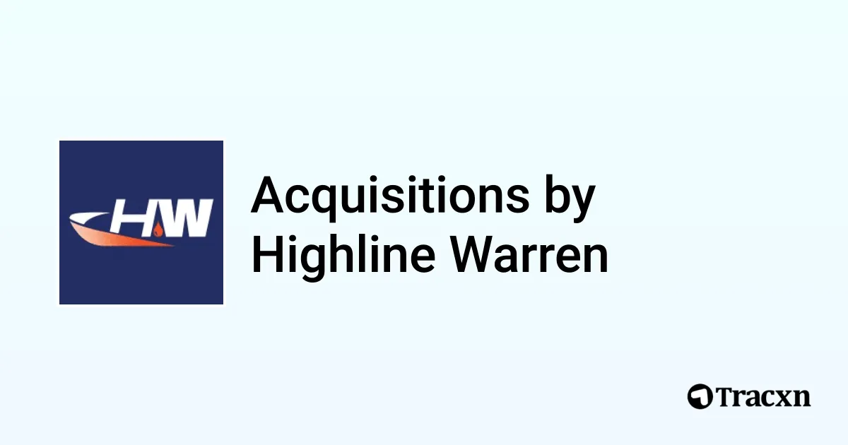 List of 4 Acquisitions by Highline Warren (Jan 2026) - Tracxn
