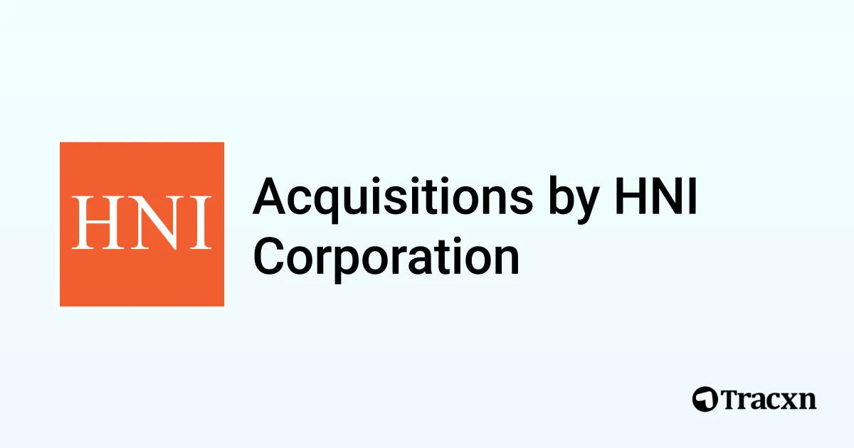 List of 6 Acquisitions by HNI Corporation (Jan 2026) - Tracxn