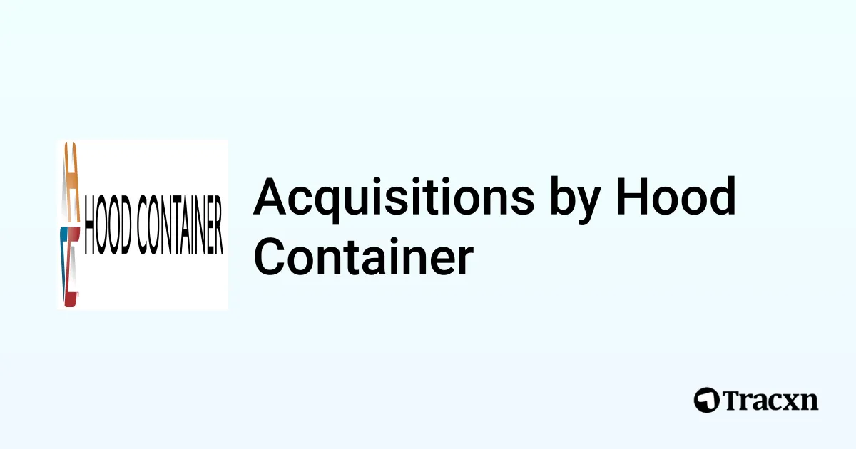 List of 6 Acquisitions by Hood Container (Apr 2026) - Tracxn
