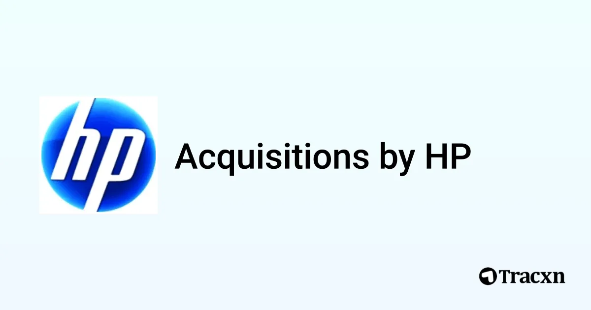 List of 46 Acquisitions by HP (Sep 2025) - Tracxn