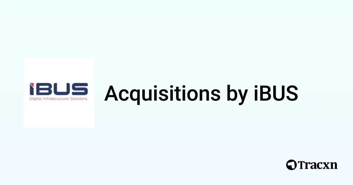 List of 5 Acquisitions by iBUS (Jan 2026) - Tracxn