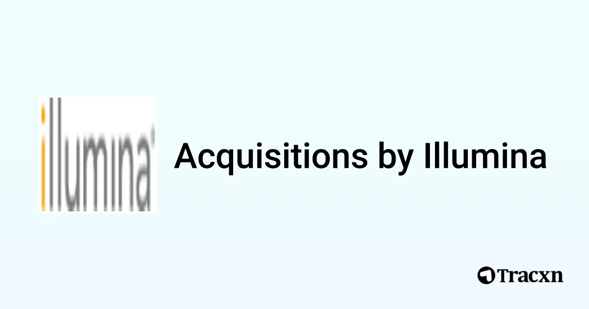 List of 17 Acquisitions by Illumina (Jan 2026) - Tracxn