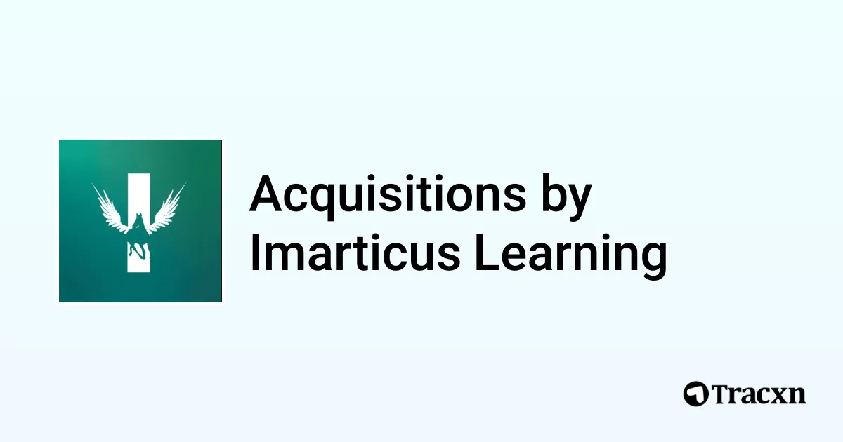 List of 5 Acquisitions by Imarticus Learning (Sep 2025) - Tracxn