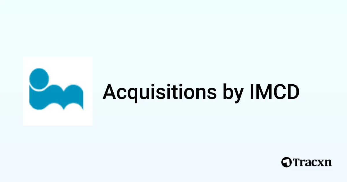 List of 53 Acquisitions by IMCD (Sep 2025) - Tracxn