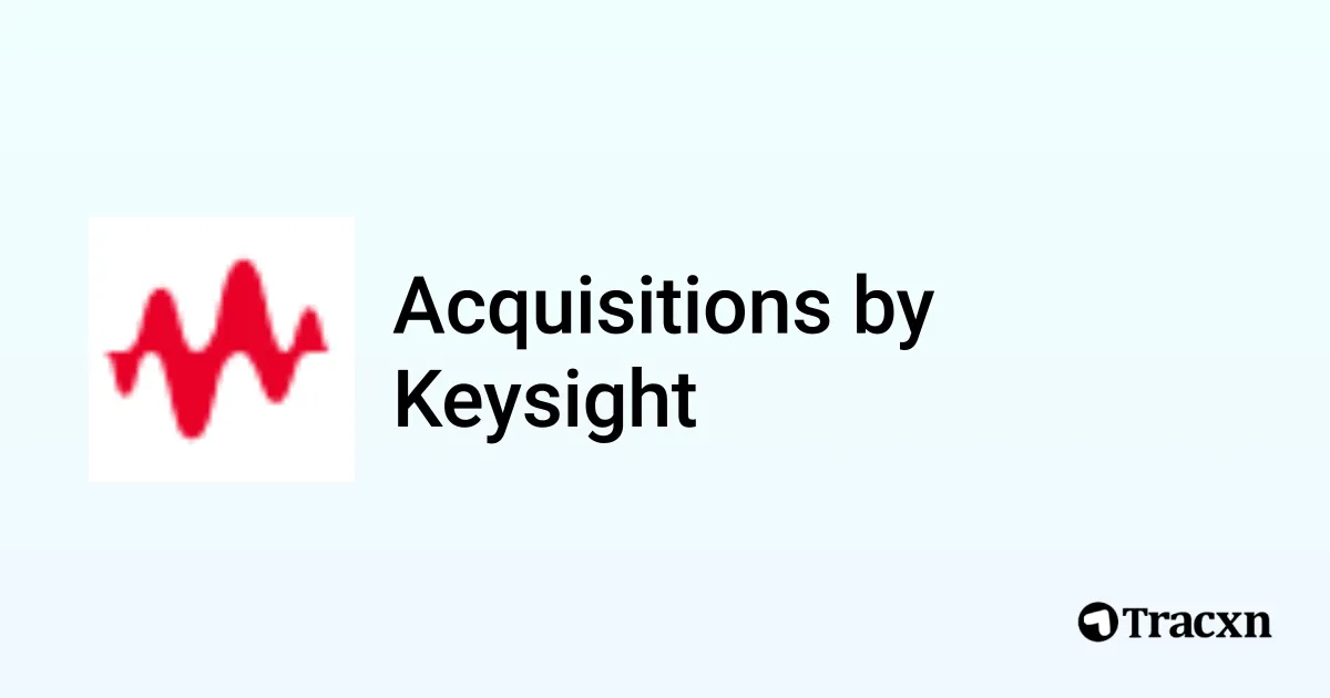List of 13 Acquisitions by Keysight (Apr 2026) - Tracxn