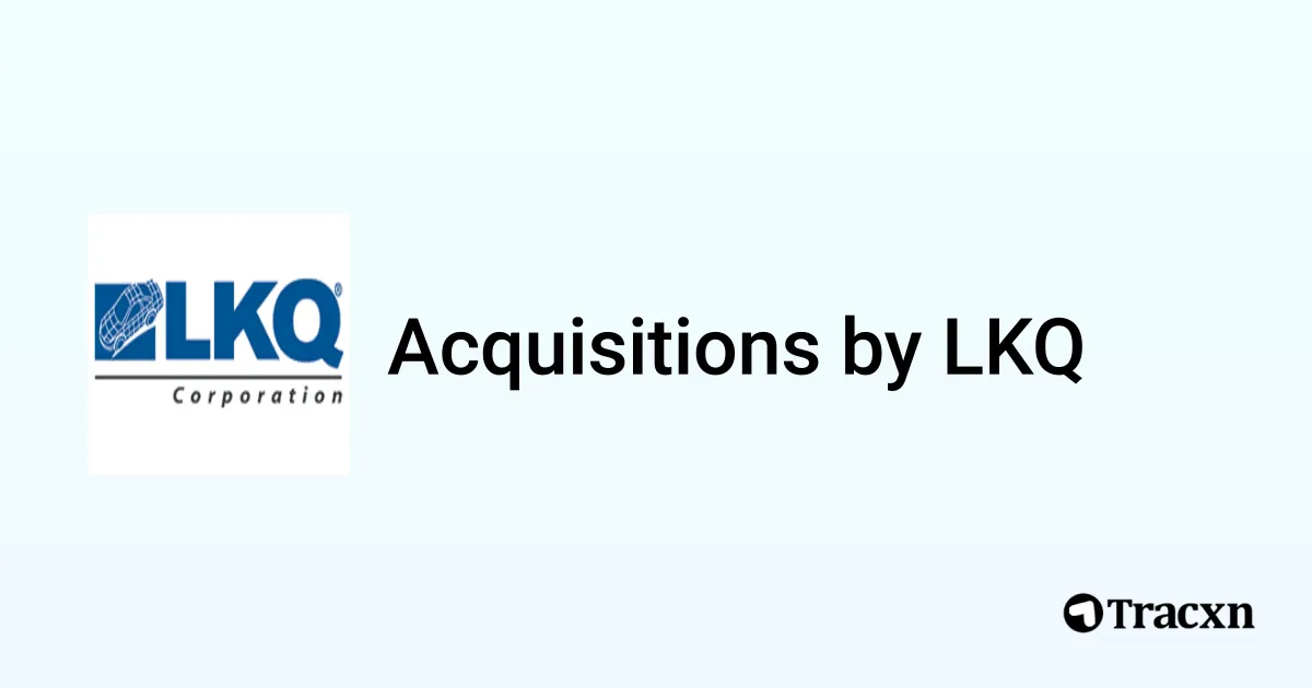 List of 20 Acquisitions by LKQ (Sep 2025) - Tracxn