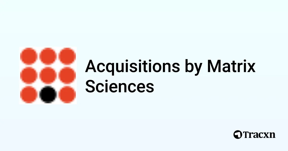 List of 7 Acquisitions by Matrix Sciences (Sep 2025) - Tracxn
