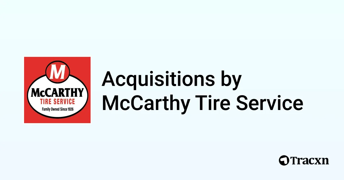 List of 4 Acquisitions by McCarthy Tire Service (Apr 2026) - Tracxn