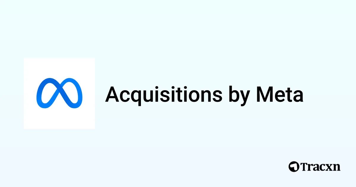 List of 11 Acquisitions by Meta (Sep 2025) - Tracxn