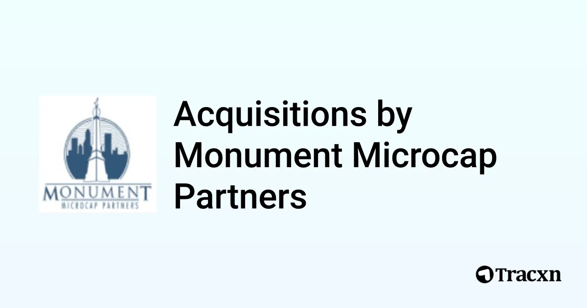 List of 6 Acquisitions by Monument Microcap Partners (Jan 2026) - Tracxn