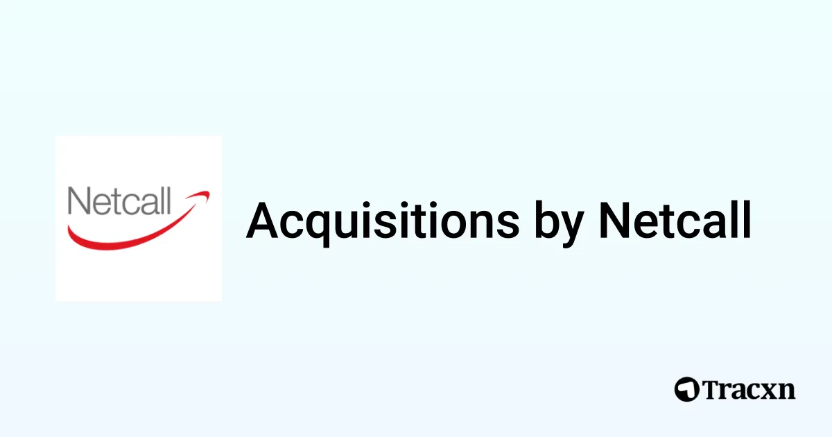 List of 9 Acquisitions by Netcall (Jan 2026) - Tracxn