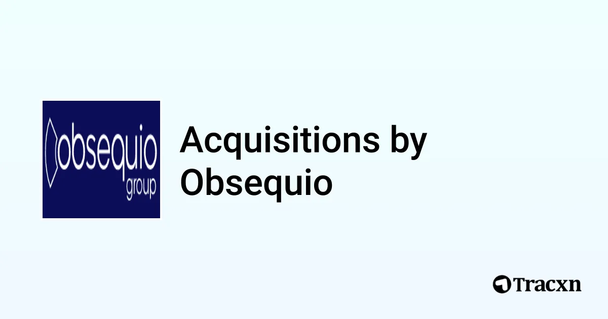 List of 5 Acquisitions by Obsequio (Sep 2025) - Tracxn