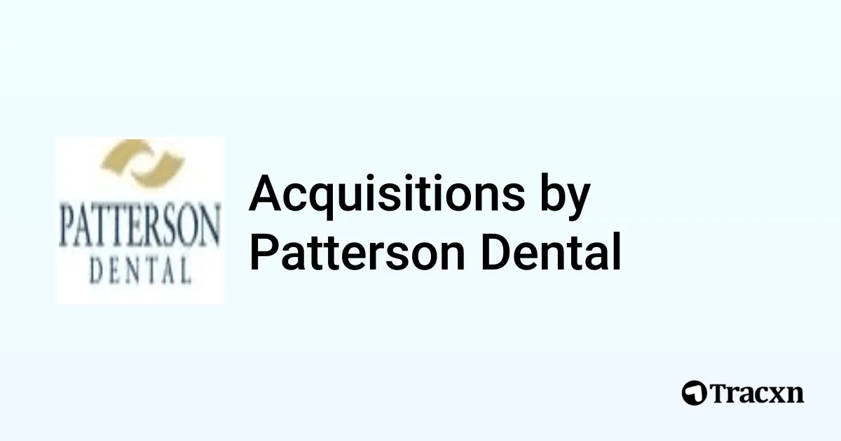 List of 3 Acquisitions by Patterson Dental (Sep 2025) - Tracxn