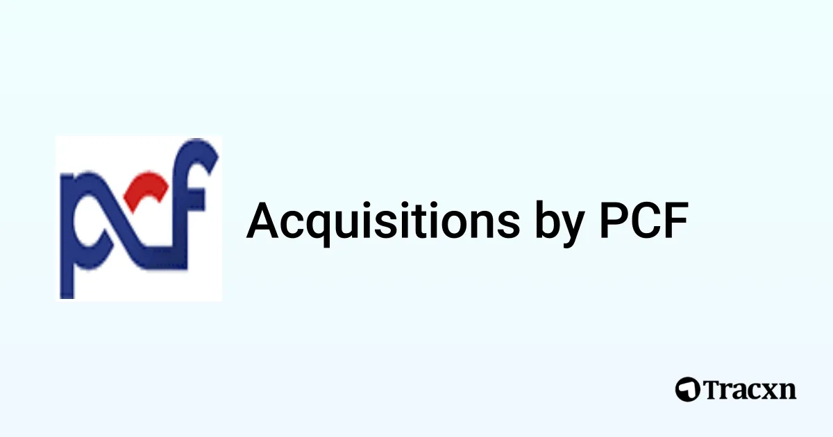 List of 29 Acquisitions by PCF (Oct 2025) - Tracxn