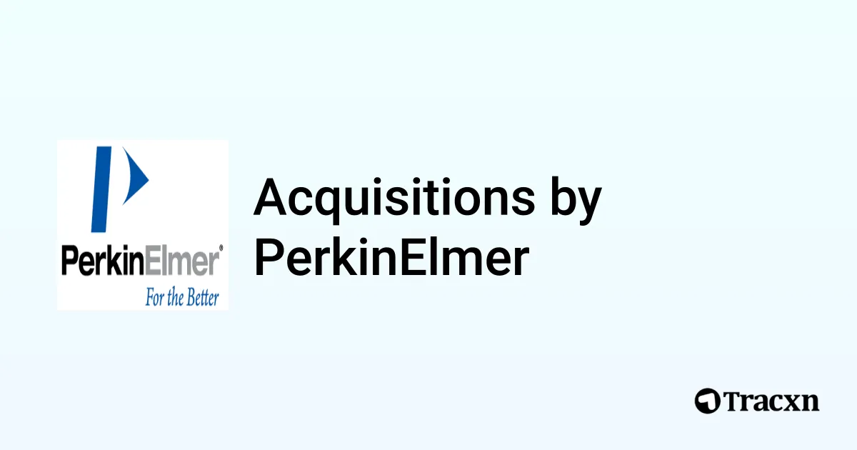 List of 35 Acquisitions by PerkinElmer (Sep 2025) - Tracxn