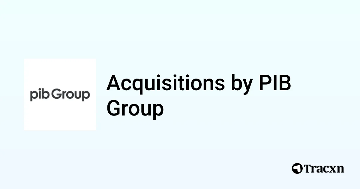 List of 56 Acquisitions by PIB Group (Sep 2025) - Tracxn