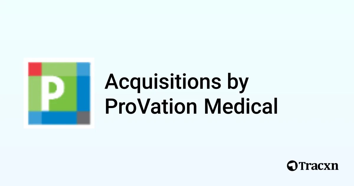 List of 3 Acquisitions by ProVation Medical (Jan 2026) - Tracxn