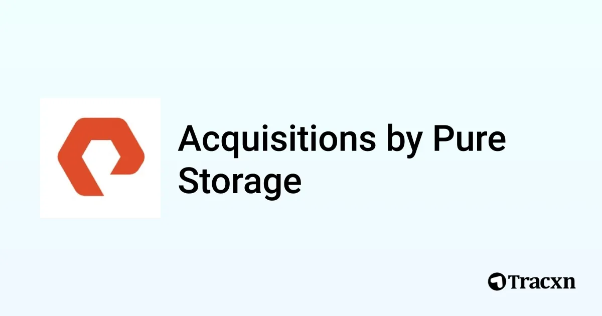 List of 4 Acquisitions by Pure Storage (Apr 2026) - Tracxn